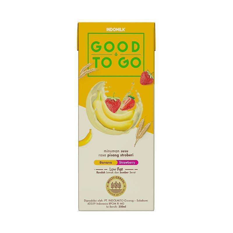 Jual INDOMILK UHT MILK BANANA STRAW 250 ML di Seller FRESTIVE ...
