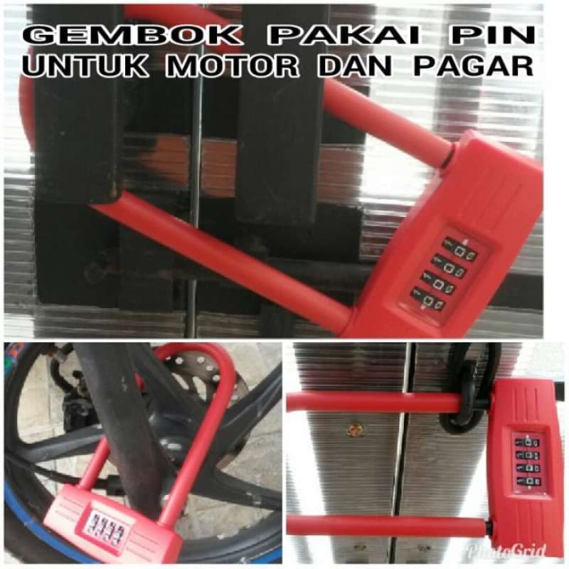 Promo Gembok Buat Sepeda. Gembok Buat Motor. Rumah Dll Pakai Pasword ...