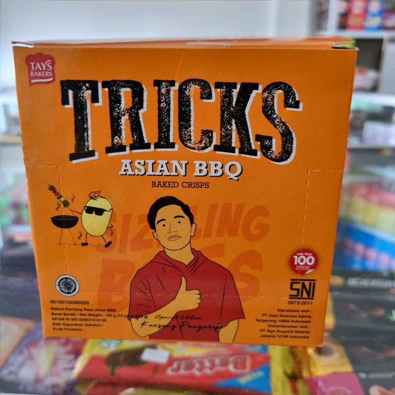 Jual Tricks potato baked crisp 150 gr : original/asian bbq/rendang ...
