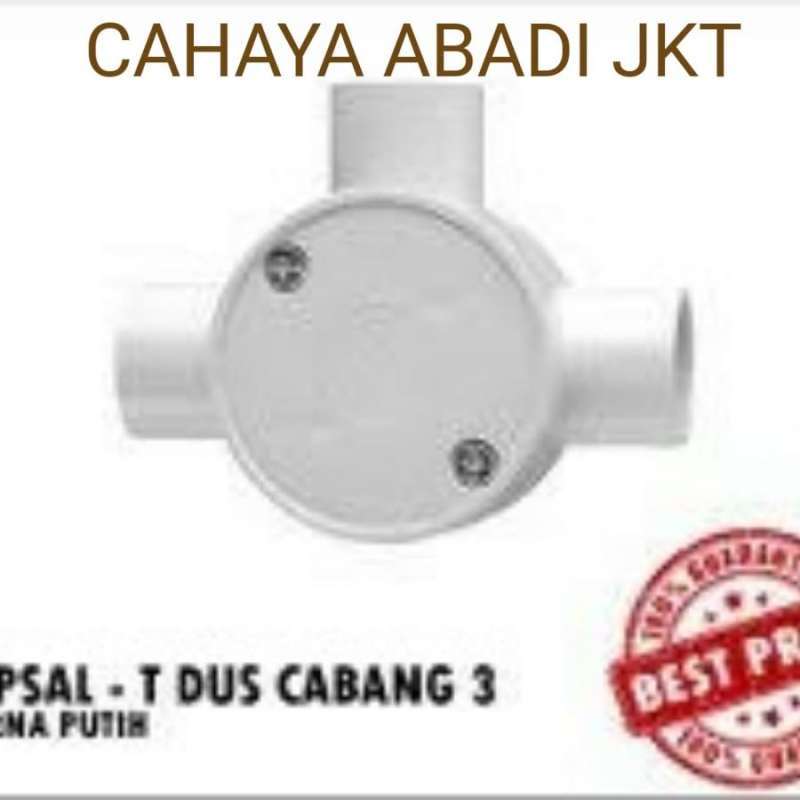 Jual TEE DUS TDUS T DUS CABANG 3 PUTIH di Seller cahaya abadi jakarta ...