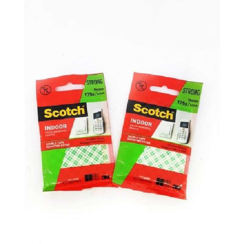 Jual 3M Scotch Mounting Tape 110 D (Double Tape) 1 Square di Seller ...