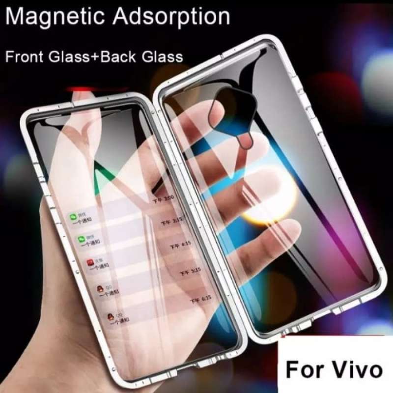 Promo Case Magnet Duoble Glass Depan Belakang Vivo S1 Pro Full Glass ...