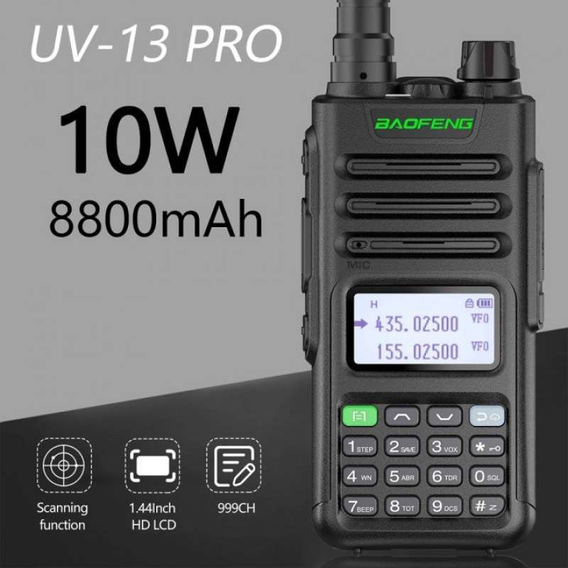 Jual BAOFENG UV13 PRO - Walkie Talkie 10W HT UV-B5 UV-82 UV-5R Upgrade ...