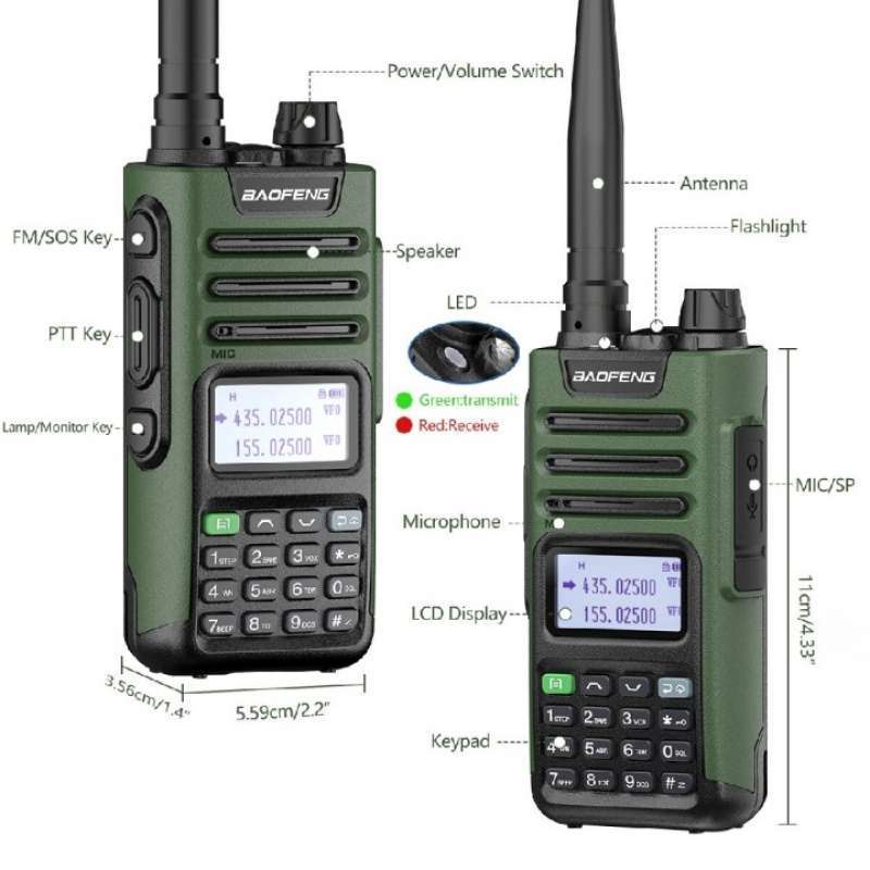 Jual BAOFENG UV13 PRO - Walkie Talkie 10W HT UV-B5 UV-82 UV-5R Upgrade ...