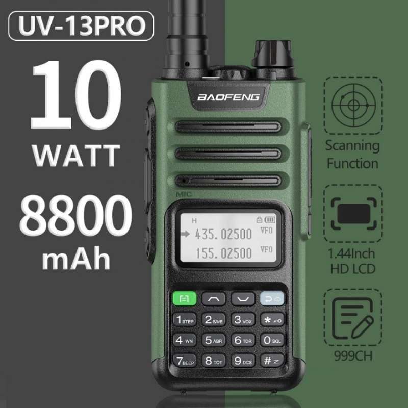 Jual BAOFENG UV13 PRO - Walkie Talkie 10W HT UV-B5 UV-82 UV-5R Upgrade ...