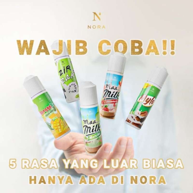 Jual Liquid Nora Berry Boo Bana Beast Manggaku Sirsak Mylo Maa Milk ...
