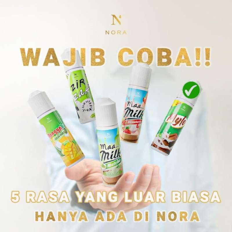 Jual Liquid Nora Berry Boo Bana Beast Manggaku Sirsak Mylo Maa Milk ...