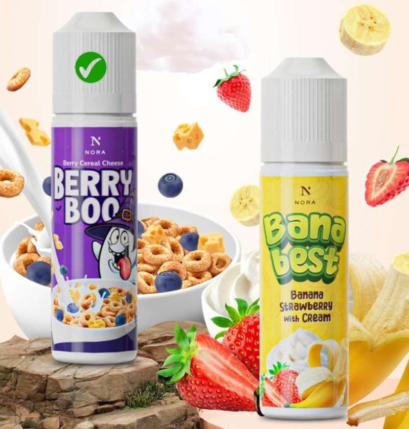 Jual Liquid Nora Berry Boo Bana Beast Manggaku Sirsak Mylo Maa Milk ...