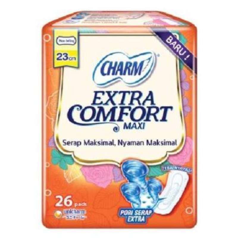 Jual Charm Extra Comfort Maxi Non Wing 23cm Di Seller Frestive ...