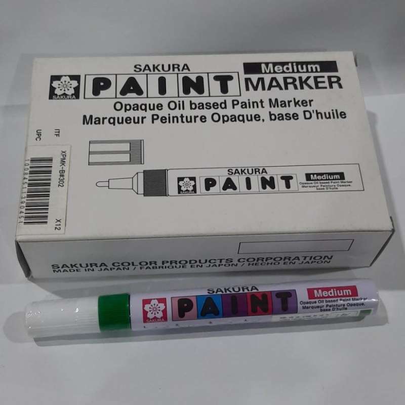 Jual Spidol Marker Hijau / Green #29 SAKURA di Seller Hanna Teknik ...