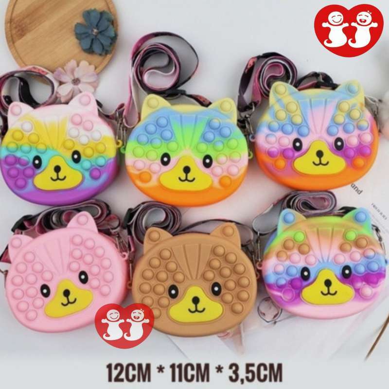 Jual Tas Fox POP IT Anak Tas Selempang Anak Karakter Lucu di Seller ...