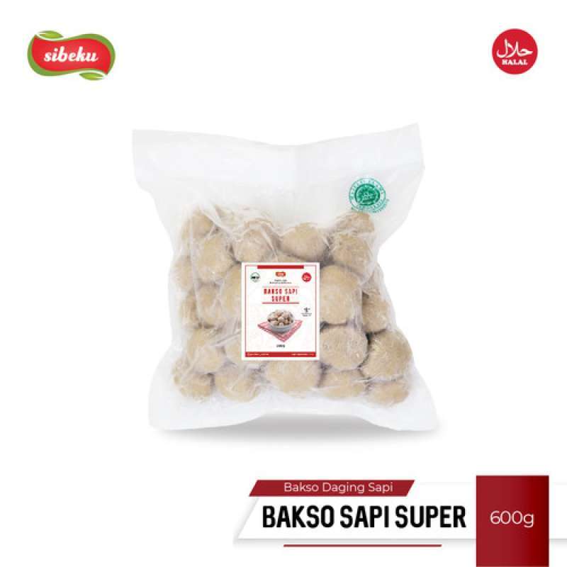 Jual Bakso Sapi Super Halal 600gr Frozen Food - Sibeku Di Seller Sibeku ...