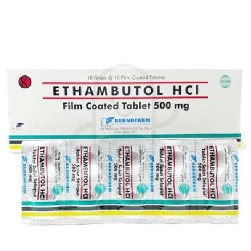 Jual ETHAMBUTOL HCL BERNOFARM 500 MG BOX 100 TABLET di Seller Cv ...
