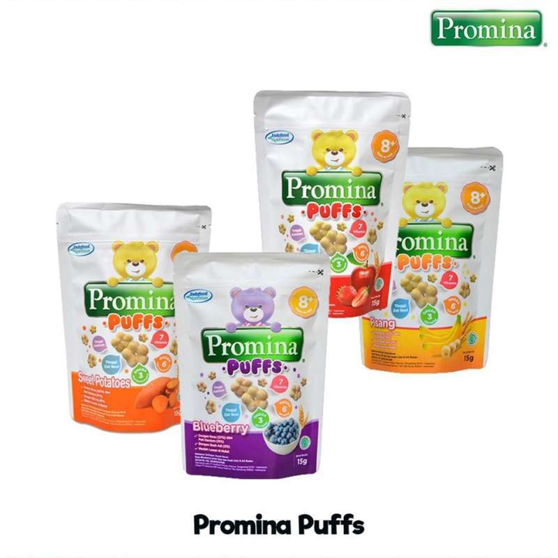 Jual PROMINA PUFF PUFFS 15gram 8+ ALL VARIAN di Seller DEOBABYSTORE ...