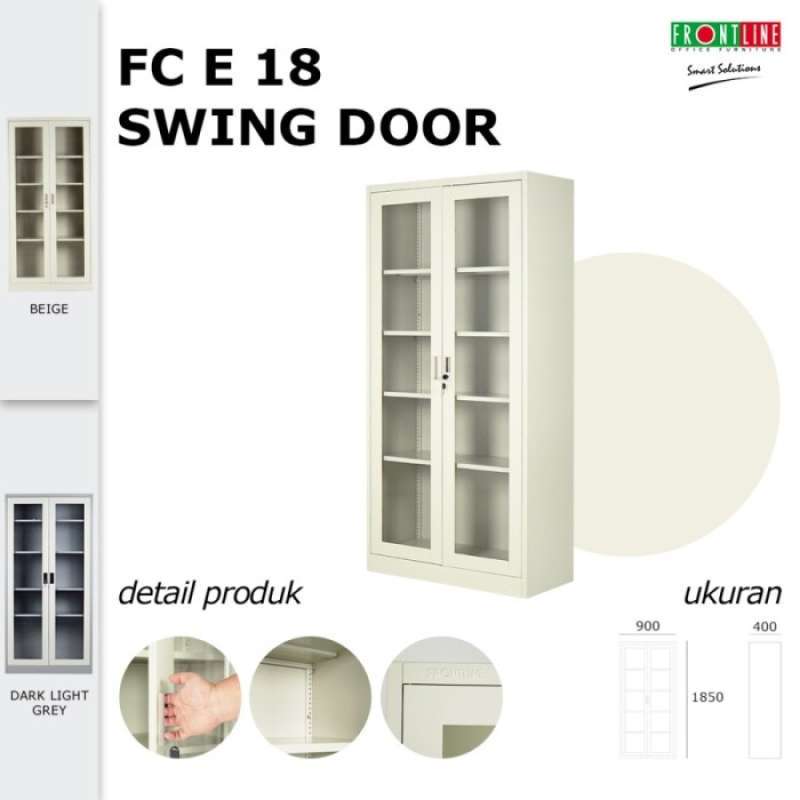 Jual filling cabinet lemari arsip lemari kantor besi FC-E 18 FRONTLINE ...