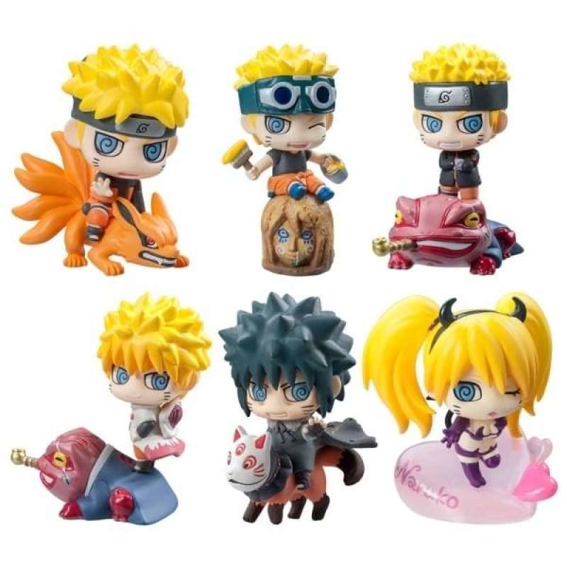 Jual Action Figure Naruto Chibi Set E Isi 6 Pc di Seller antique mise ...