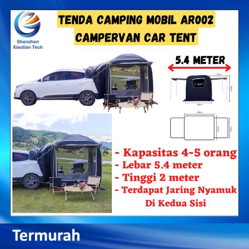 Promo TENDA CAMPING MOBIL AR002 | CAMPERVAN CAR TENT | TENDA BELAKANG ...
