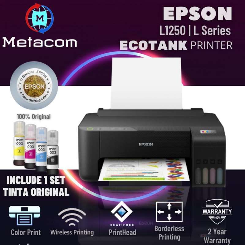 Jual Printer Epson L1250 Single Function Print - Wireless WiFi di ...