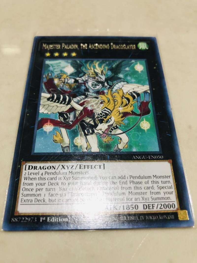 Jual Kartu Yugioh Original Majester Paladin, The Ascending Dracoslayer ...