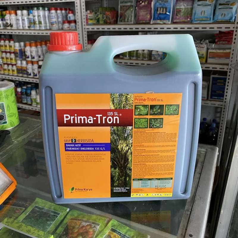 Jual Herbisida Prima-Tron 135SL Parakuat Gramoxone Racun Rumput Kontak ...