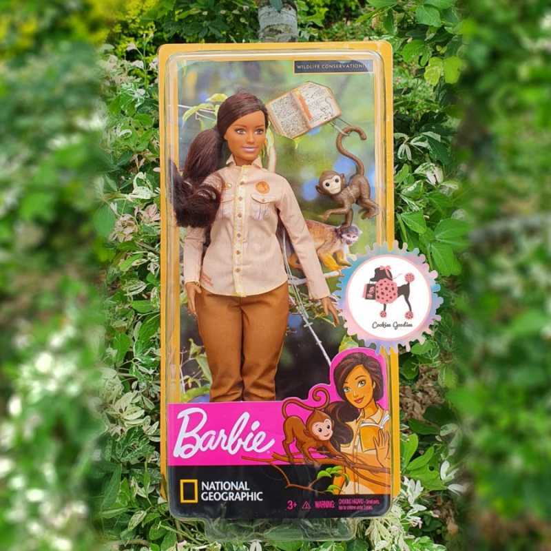 Jual Barbie National Geographic Wildlife Conservationist Doll di Seller ...