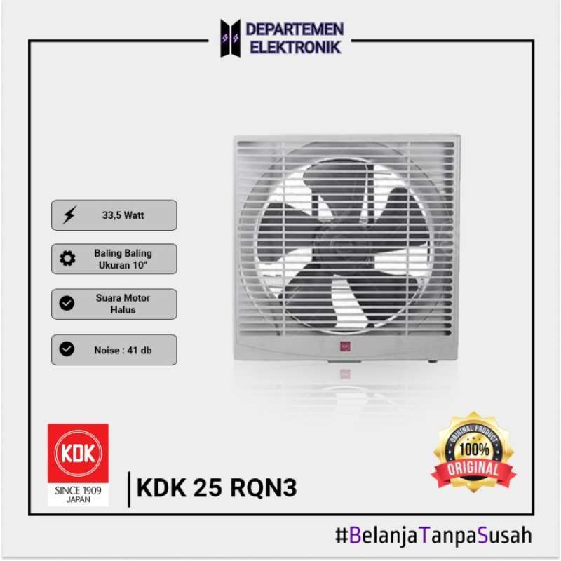 Promo Kdk 25 Rqn3 Wall Mount Exhaust Fan Tembok 10 / Exhaust Dinding ...