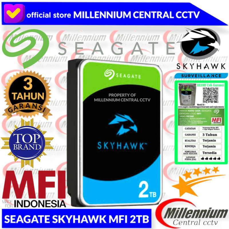 Jual HARDISK SEAGATE SKYHAWK 2TB / HARDISK SURVEILLANCE / HARDISK ... Jual HARDISK SEAGATE SKYHAWK 2TB / HARDISK SURVEILLANCE / HARDISK ...