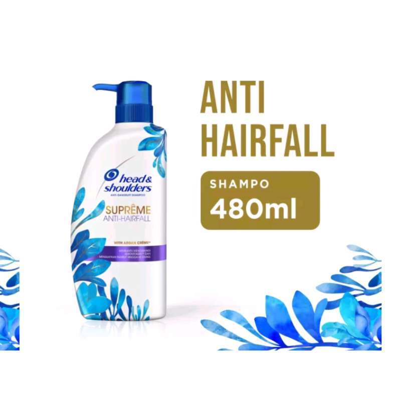 Jual HEAD & SHOULDERS Sampo Anti Ketombe Supreme Anti Rambut Rontok - 480 ml Shampoo Anti ...