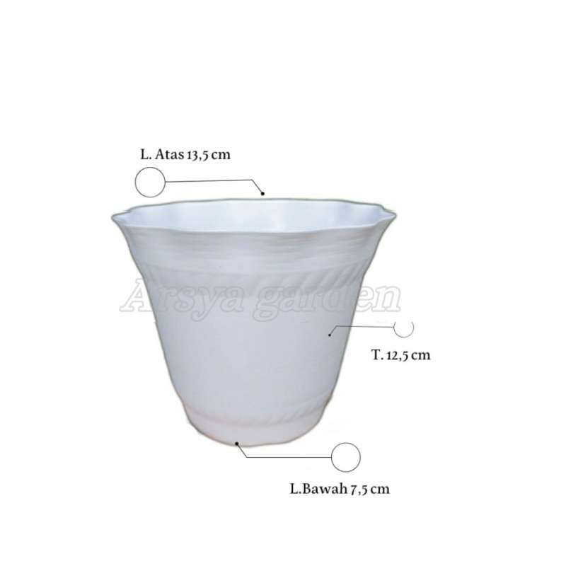 Jual Pot Kerang 15 - Pot Bunga Motif Kerang di Seller Arsya Gardens ...