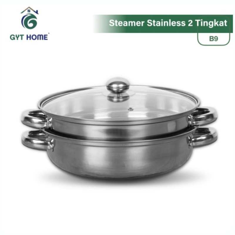 Jual Panci Tempat Wadah Alat Steamer Steam Makanan Makan Stainless ...