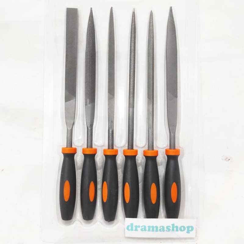 Jual Kikir Besi Kayu Rata Setengah Lingkaran Bulat Segitiga File Kotak ...