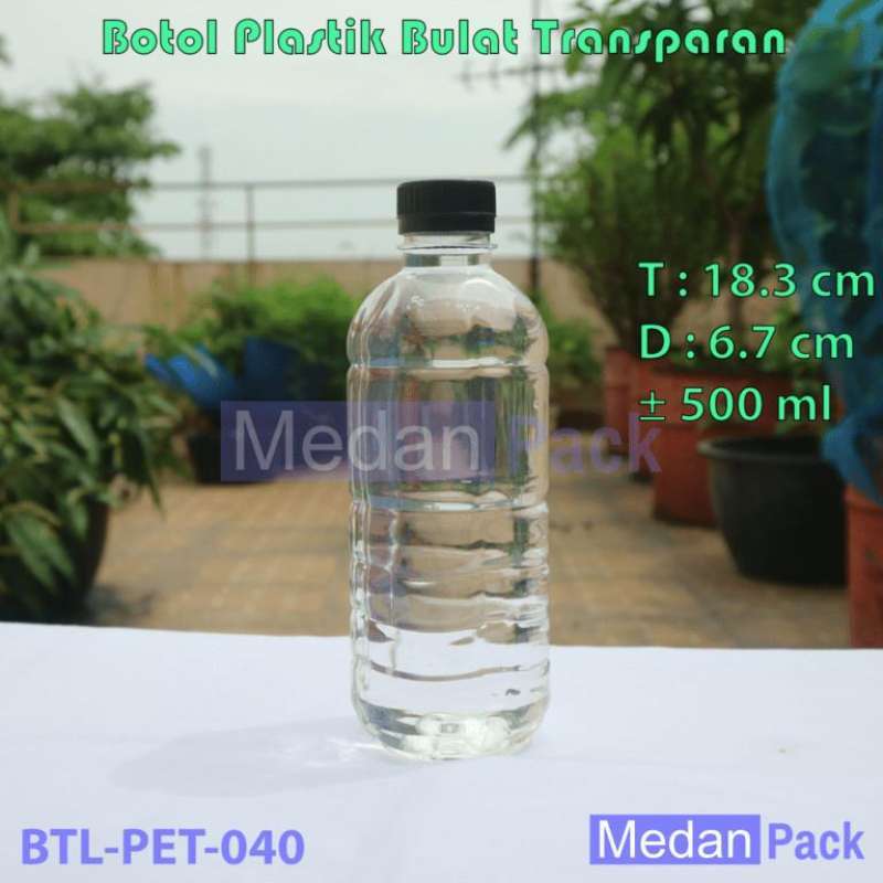Jual Botol Plastik Bulat Motif AO 500 ml per 84 pcs di Seller Medan ...
