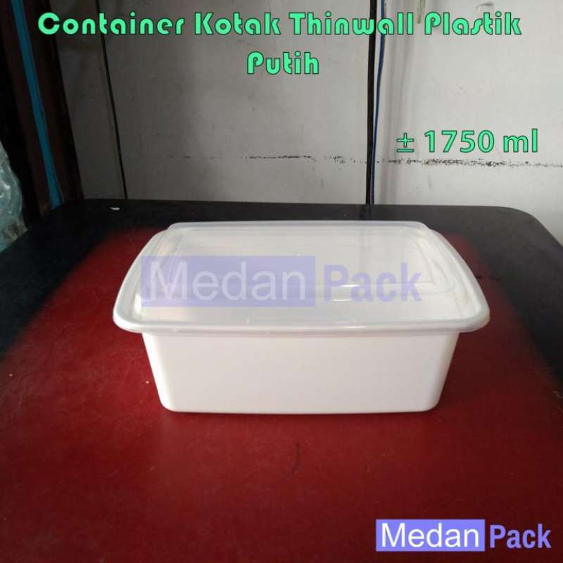 Jual Container Thinwall WB Microwavable 1750 ml Easypack per 30 pcs di Seller Medan Pack - Pulo ...