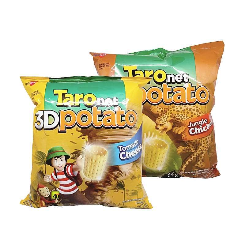 Promo Taro NET 3D POTATO - Makanan Ringan Ekstrudat - 65gr Diskon 5% di ...