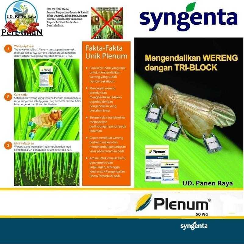 Jual Plenum 50 Wg Syngenta 25 Gram Insektisida Kutu Dan Wereng Di ...