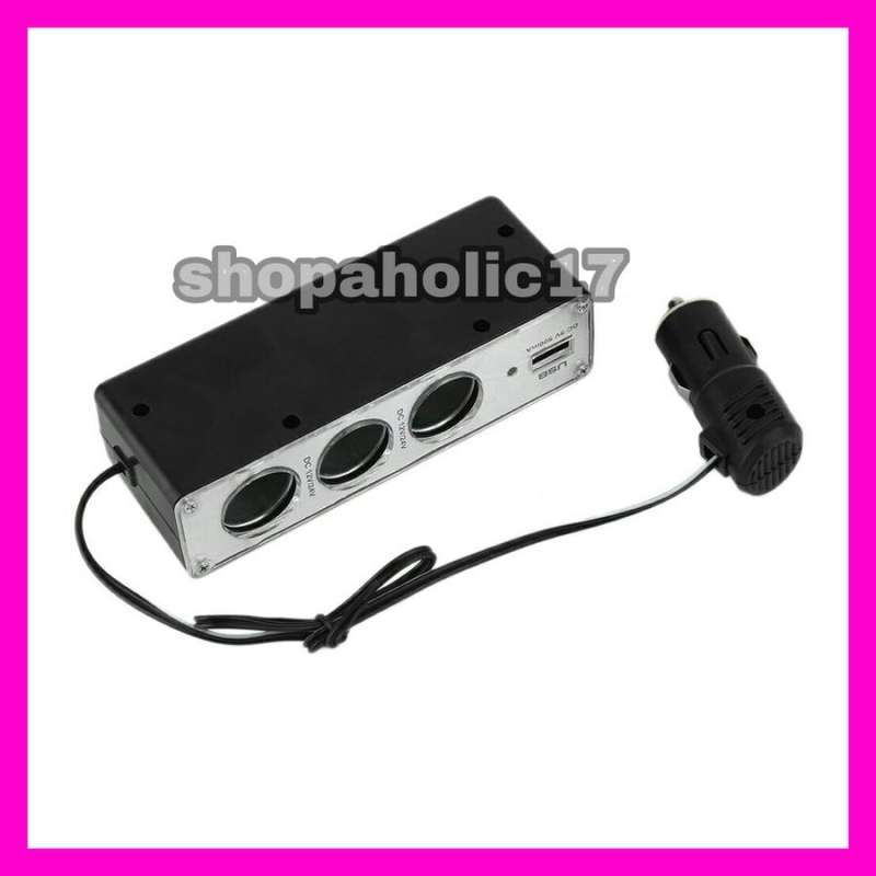 Jual Cigarette Lighter Car Splitter Plug soket colokan USB di Seller ...