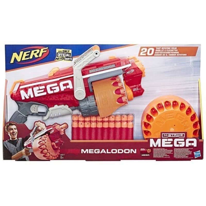 Jual Free Ongkir Nerf N-Strike Mega Megalodon Original Hasbro di Seller ...