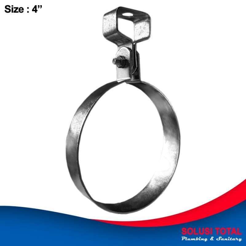 Jual Klem Gantung Pipa 4 Inch Hanger Clamp 4 Lokal Murah Tebal di ...