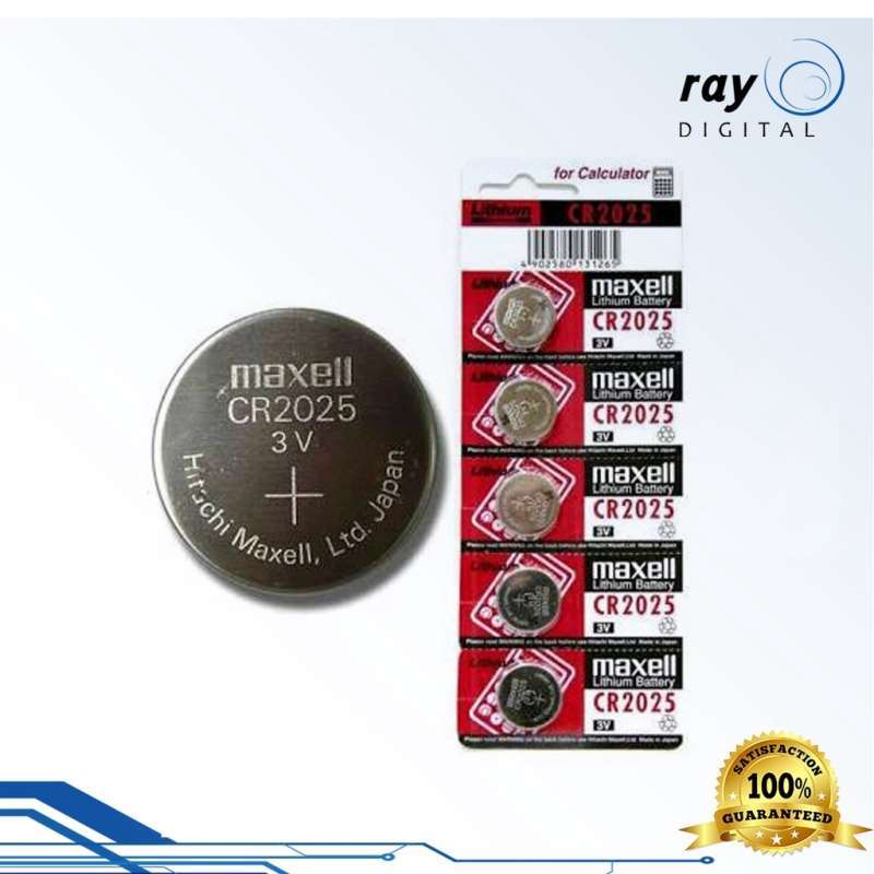 Jual Maxel Battery Micro Lithium Cell CR-2025 di Seller Sentra Digital ...