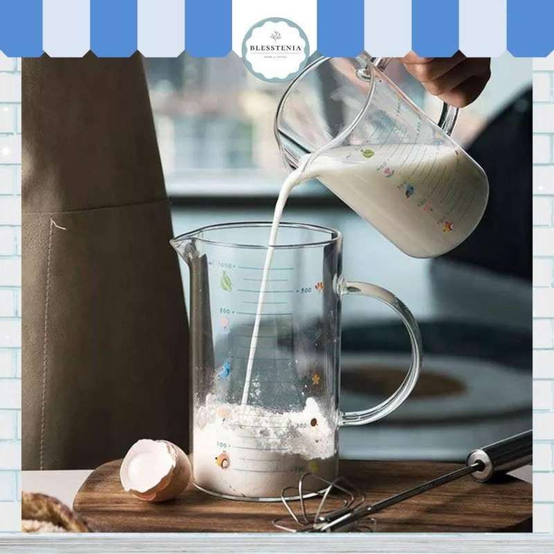 Jual Gelas Ukur Kaca Gelas Takar Transparan Glass Measure Scale Milk ... Jual Gelas Ukur Kaca Gelas Takar Transparan Glass Measure Scale Milk ...