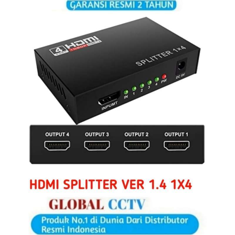 Promo Hdmi Splitter 1 Input 4 Output Diskon 10% di Seller Dikaza Store ...