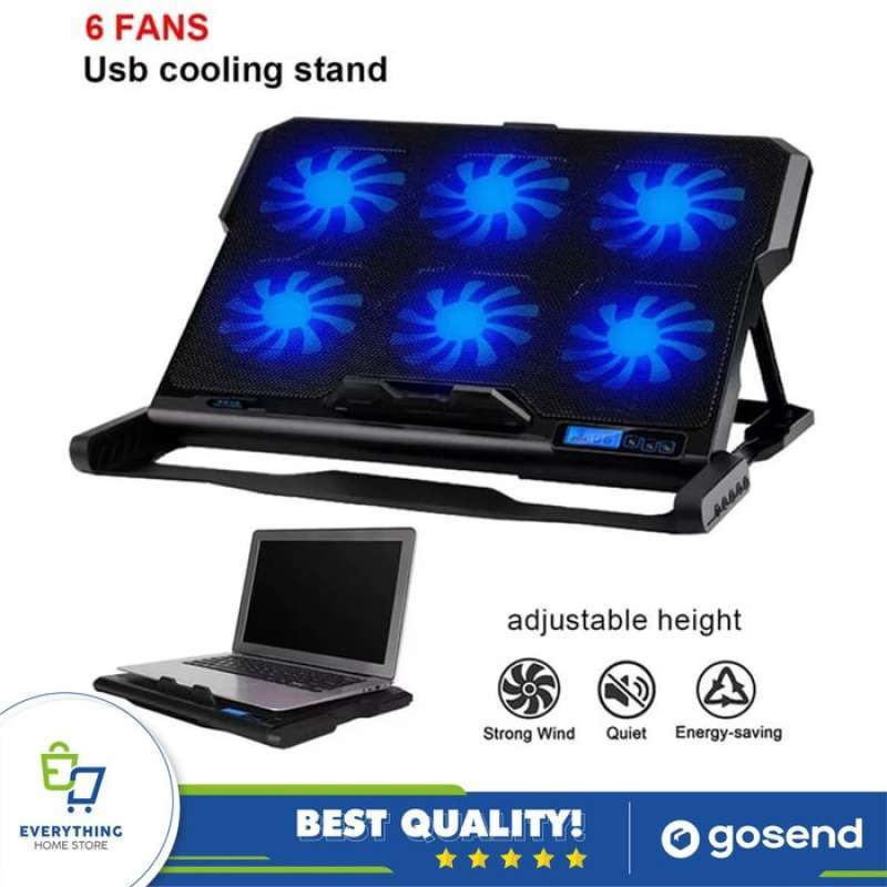 Jual Cooling Pad Laptop 6 Fan - K6|Blower|Kipas Angin laptop di Seller ...