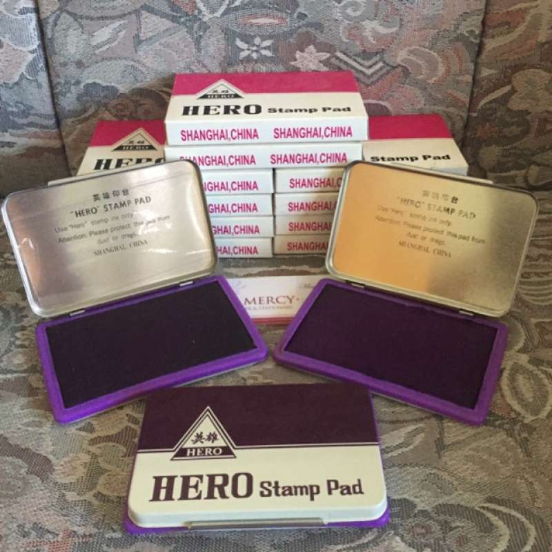 Jual Stamp Pad / Bak Stempel Hero di Seller Mercy Stationery ...