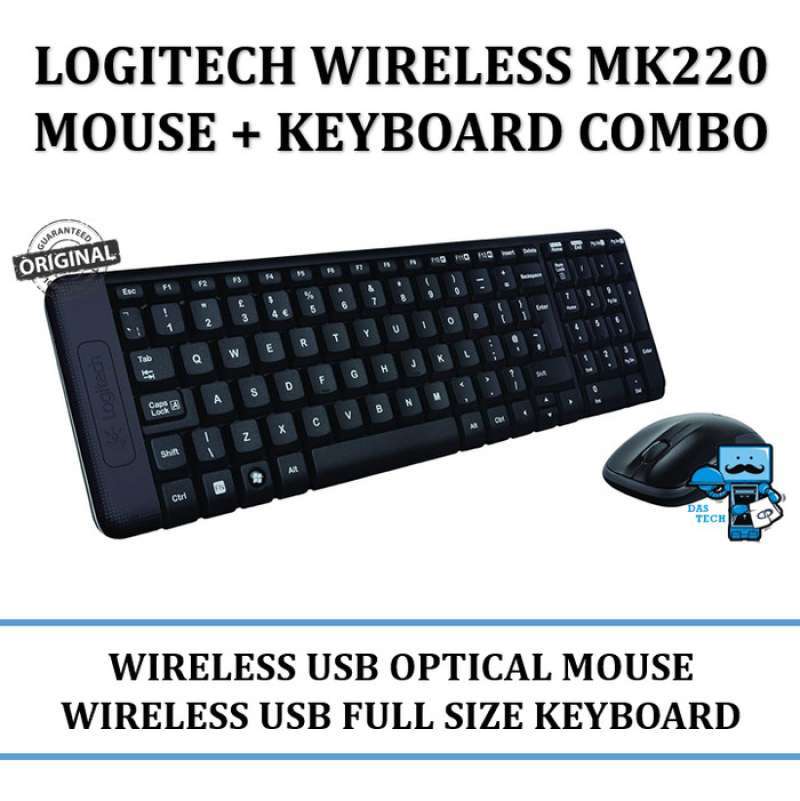 Jual Keyboard Mouse Logitech Mk220 Wireless Combo Mouse And Keyboard Di Seller Cullen Darrel