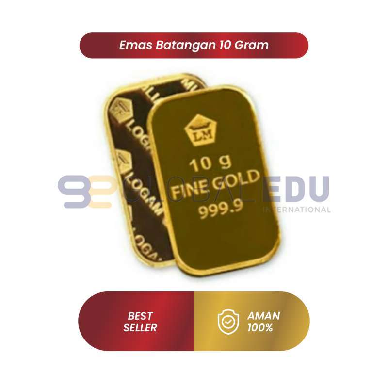 Jual Emas Batangan 10 Gram di Seller Global Edukasi Infotama Solusi ...