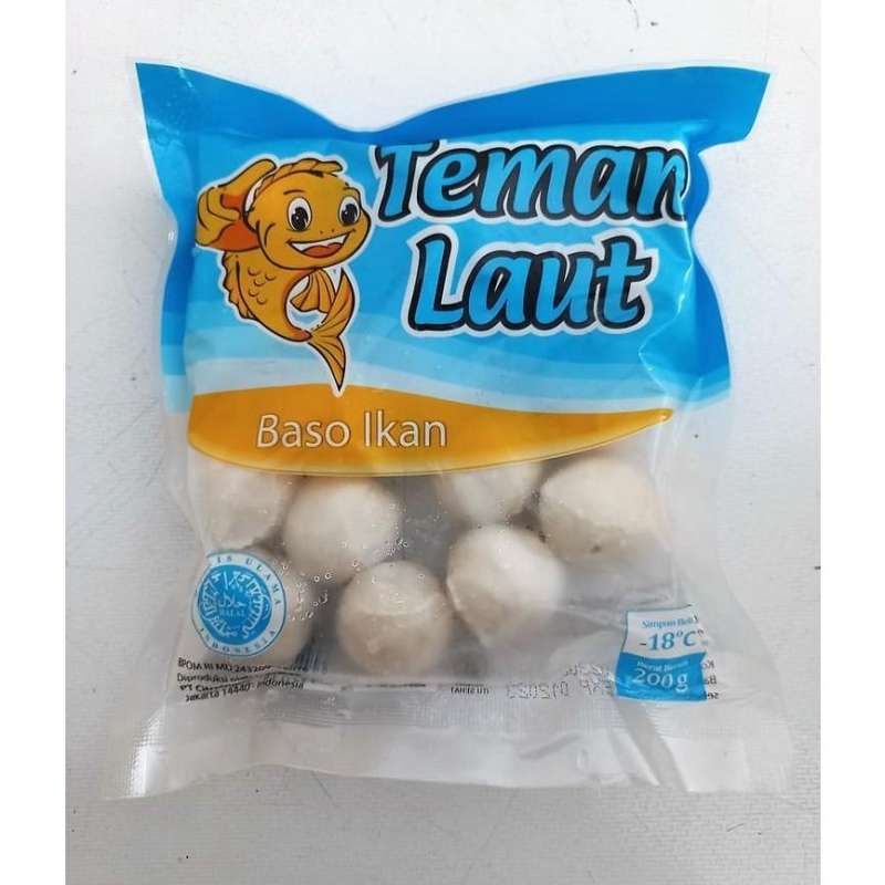 Jual Bakso Baso Ikan Teman Laut Frozen Food Makanan Beku 250 dan 500 gr ...