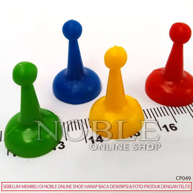 Jual Bidak 4 set [16 pcs] 4 Warna/set Pion Tumpuk Cone Mainan Pelengkap Board Game Snack Ladder ...