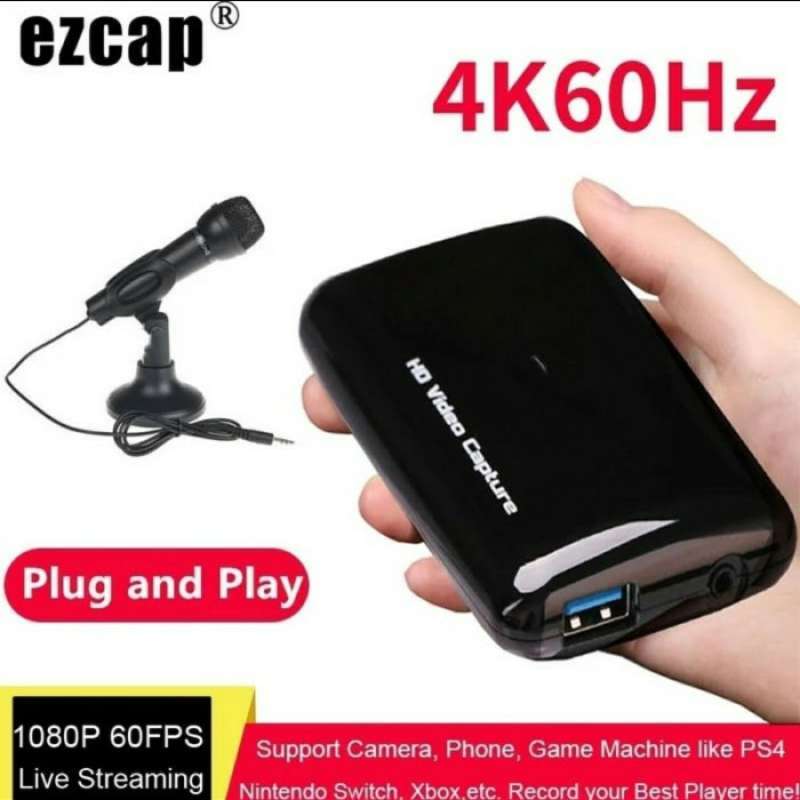 Jual EZCap 301 USB 3.0 Video Capture Card Game Live Streaming di Seller ...