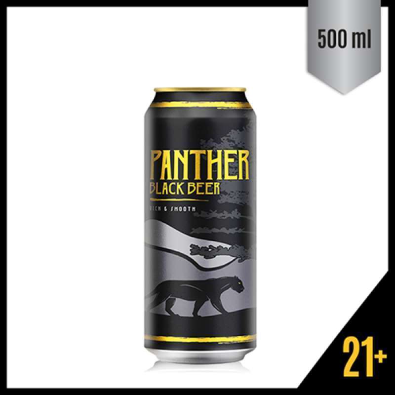 Jual Panther Black Beer Can 500ml di Seller GoBeer - Lengkong Kulon ...