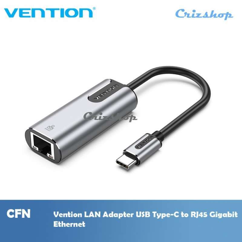 Jual Vention LAN Adapter USB Type-C to RJ45 Gigabit Ethernet - CFN di ...
